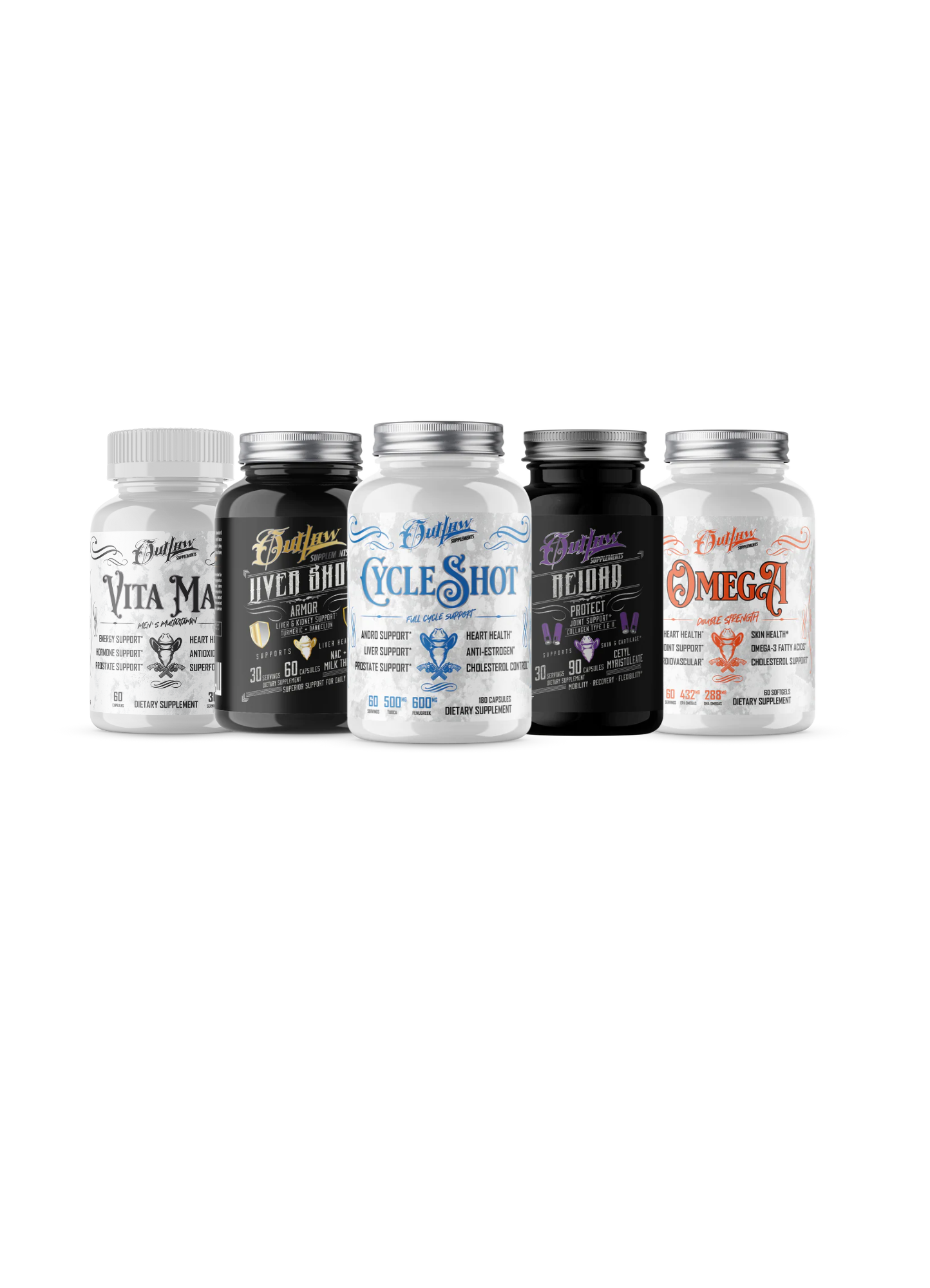 Men's Wellness Stack + Cycle Shot | Comprehensive Men's Health Support ...